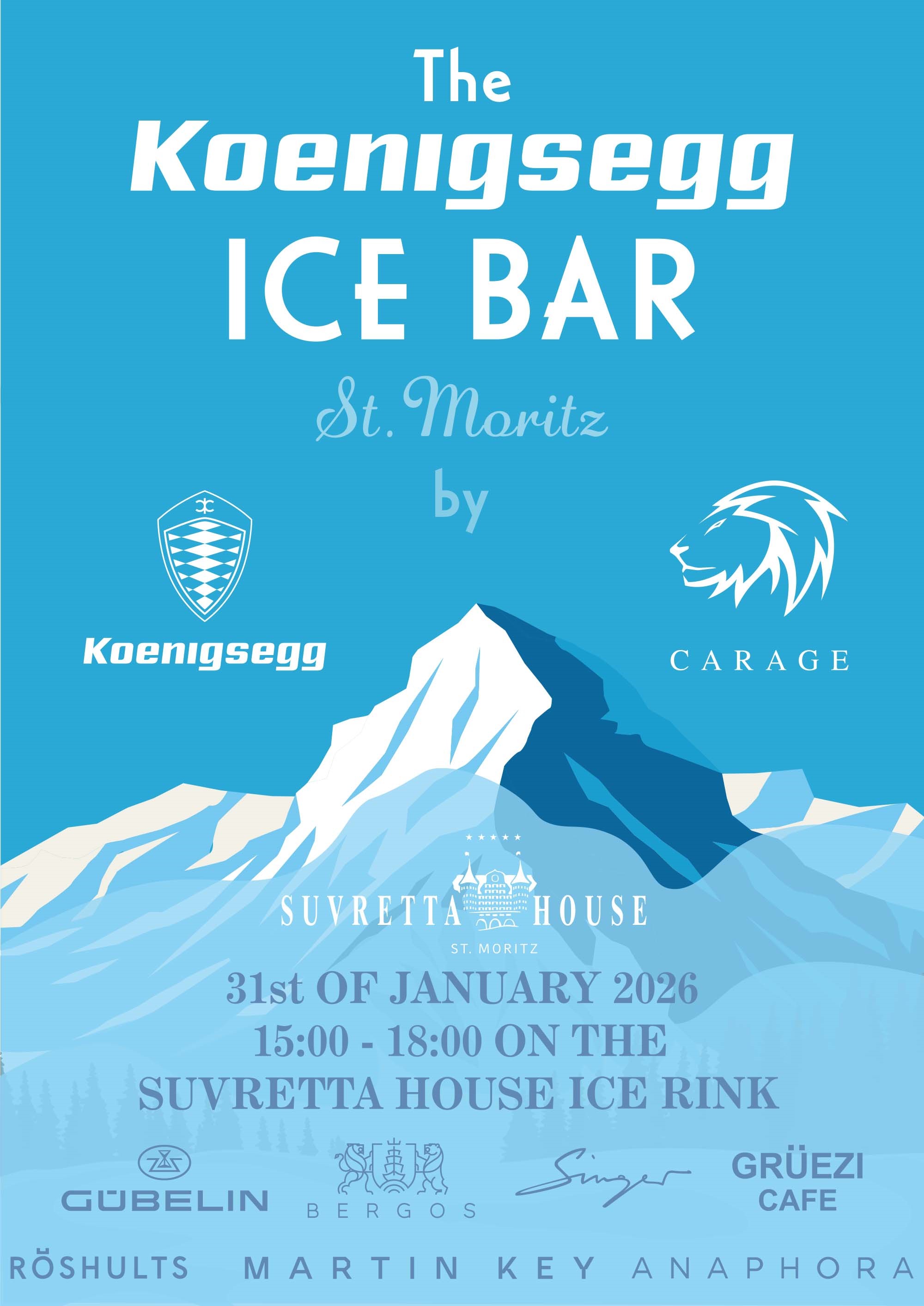 Koenigsegg ICE Bar at Suvretta House | SuvrettaHouse